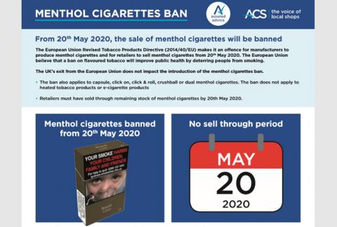 ACS Launches Guidance for Retailers on Menthol Cigarette Ban | ACS ...